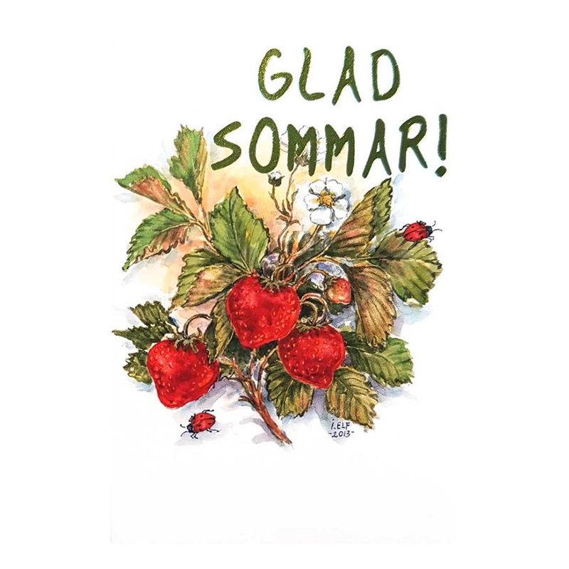 Dubbelkort Mini Glad Sommar! | Partykungen