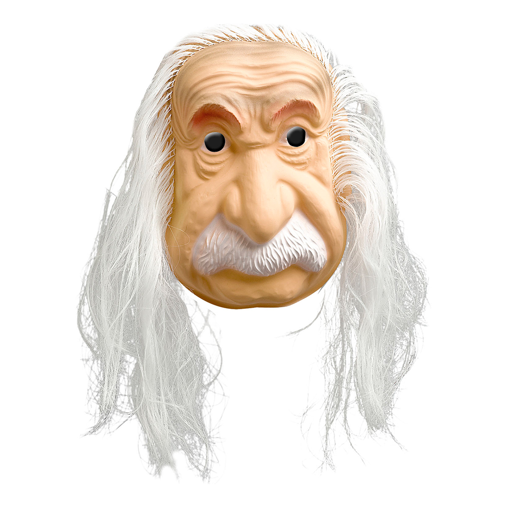 Einstein Mask med Hår | Partykungen