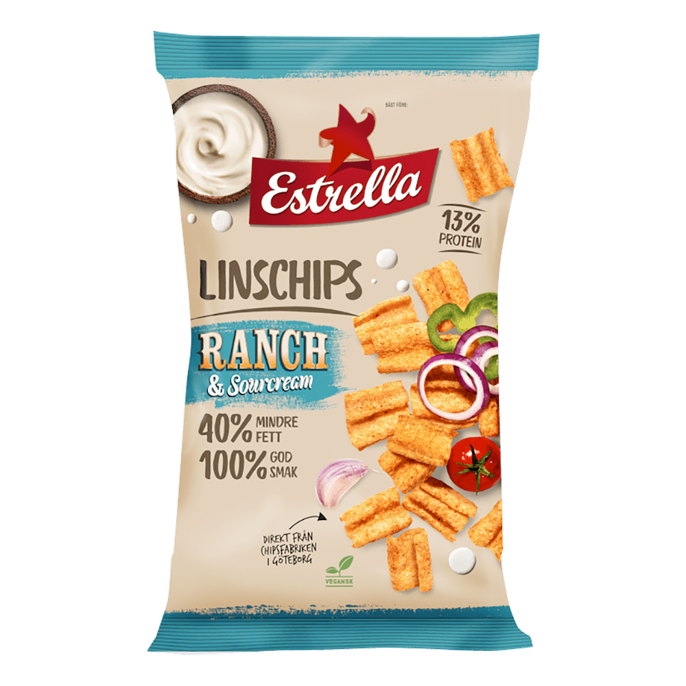 Estrella Linssisipsit Ranch & Sourcream | Partyking.fi