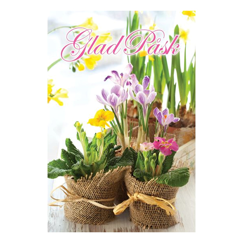 Påskkort Blommor Glad Påsk | Partykungen