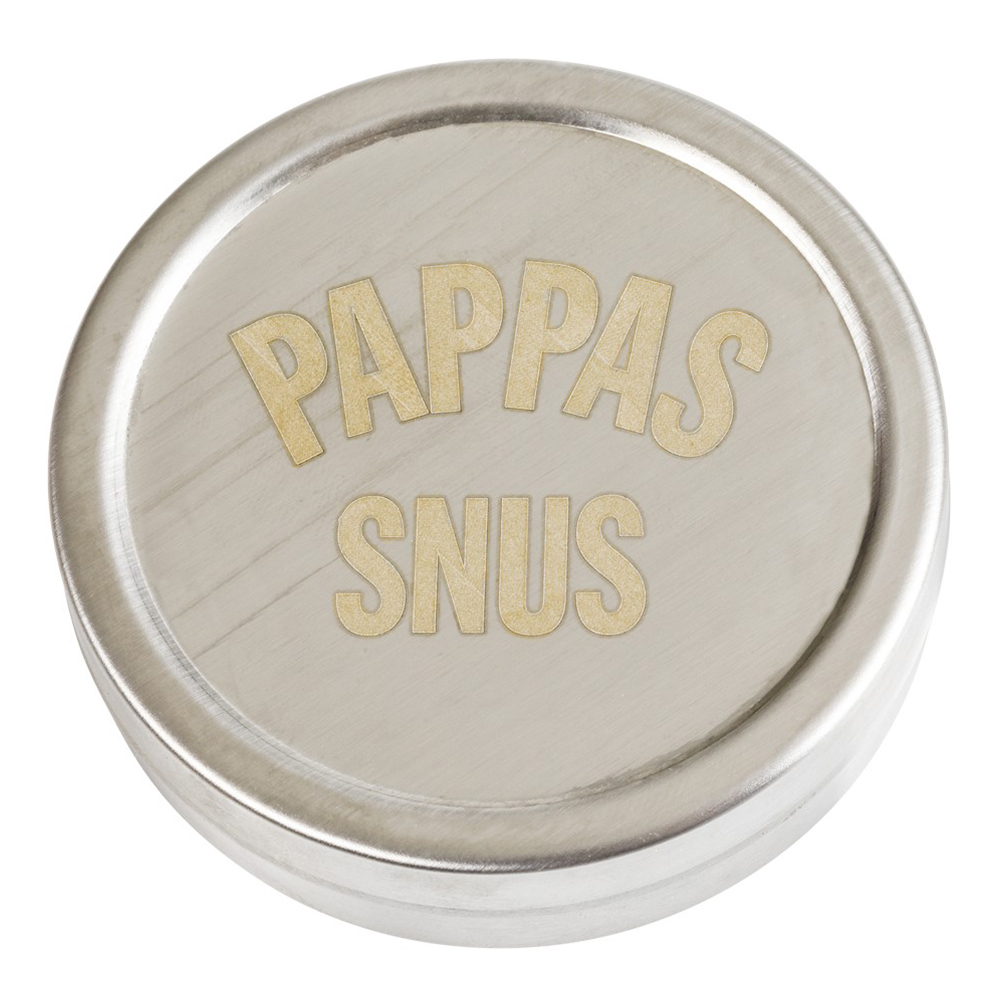 Snusdosa Pappas Snus | Partykungen
