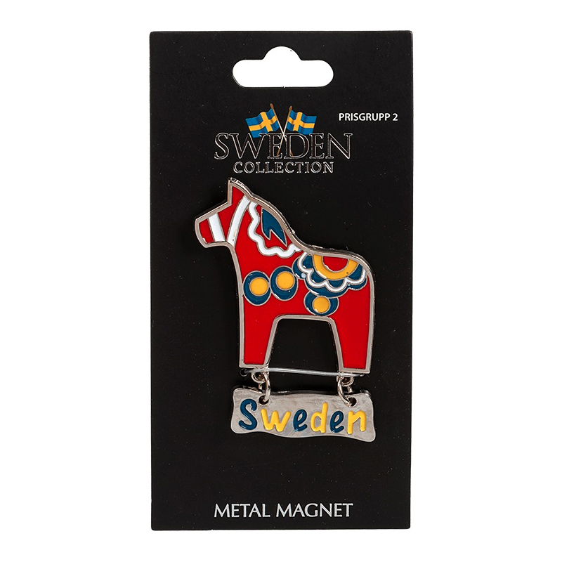 Souvenir Sweden Dalahäst Magnet | Partykungen